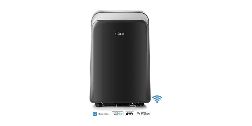 (NEW!) Midea 13,500 BTU 450sqft Smart Portable AC