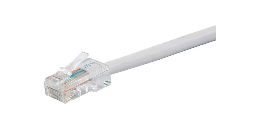 Monoprice Cat6 15ft White Patch Cable