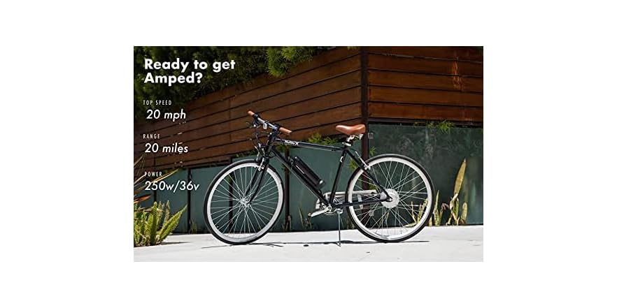 Hurley E-Bikes Amped Urban 1-Speed 19"