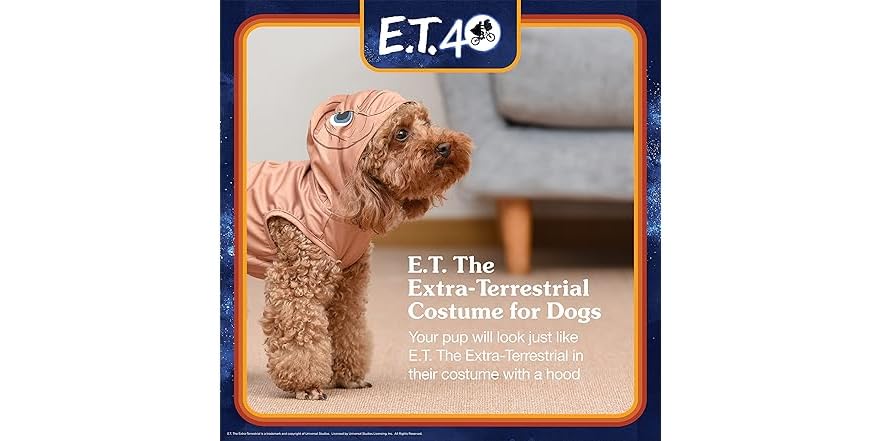 Universal Studios The Extra-Terrestrial Dog Costume