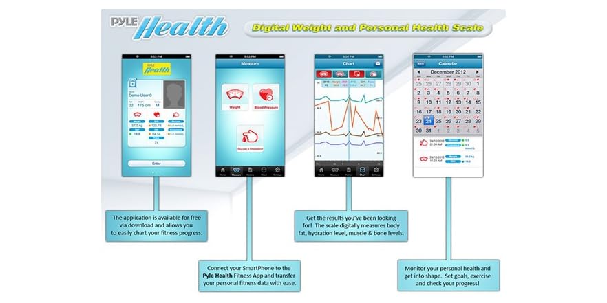 Pyle Bluetooth Health & Fitness Scale