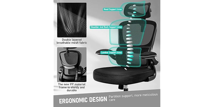 Bestfair W0893 2202H Office Chair Black