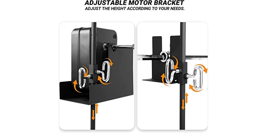 Rotisserie Grill Rotating Barbecue Post