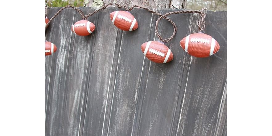 Football String Lights 10 Count