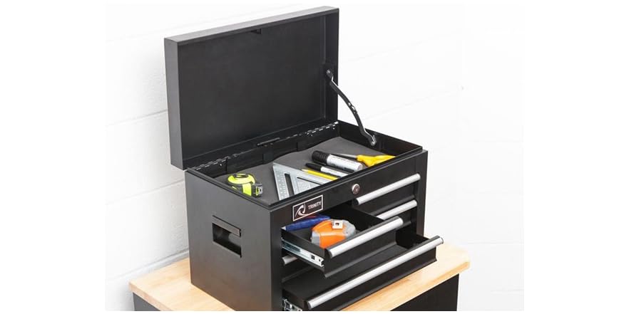 Trinity 26 in. 6-Drawer Tool Chest, Black