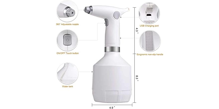 Automatic Sprayer Bottle -White