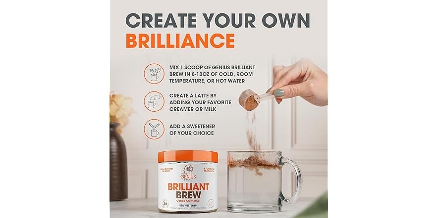 Genius Brilliant Brew, Coffee Alternative
