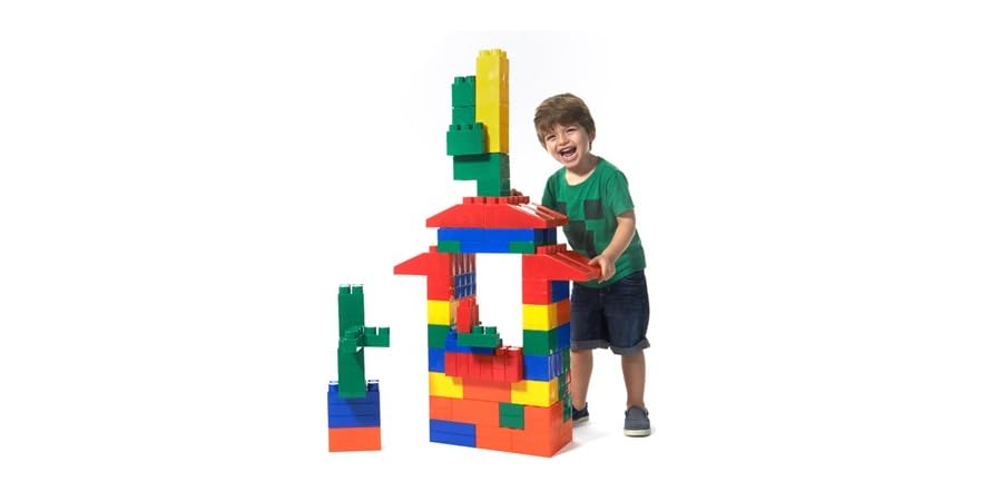Mighty Big Blocks 100 Piece Jumbo Set- Primary or Pastel