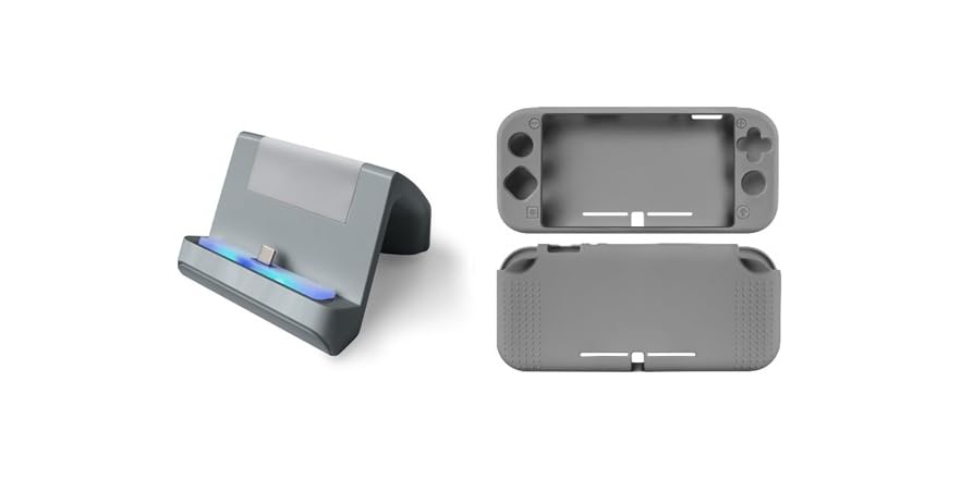 Nintendo Switch Lite Charging Dock + Case
