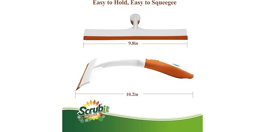 SCRUBIT Window and Shower Squeegee