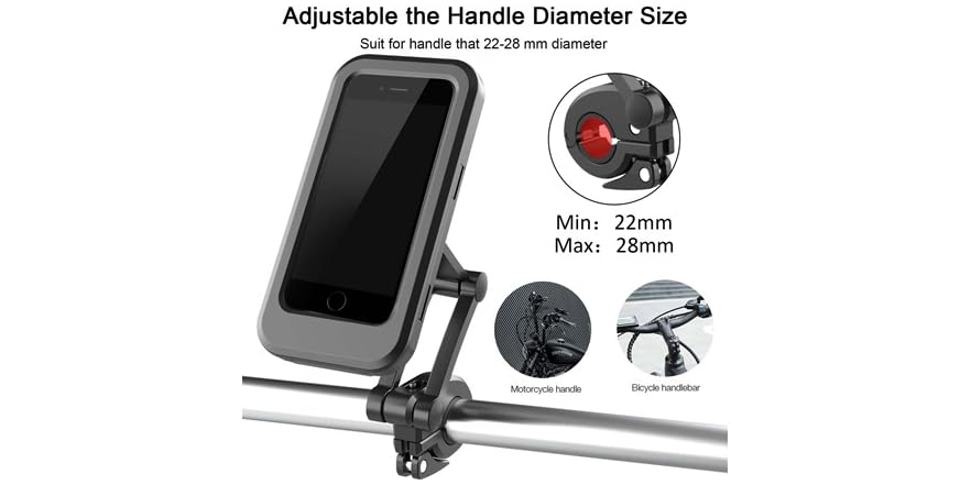 Mounted 'Shield" Waterproof Bike Mount