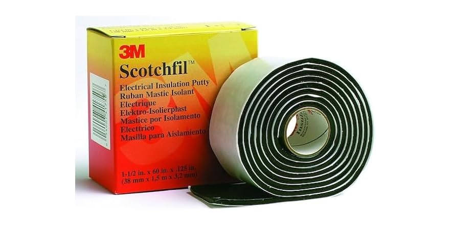 3M Black Rubber Electrical Insulation Putty