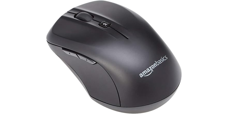 Amazon Basics Wireless Full Size Computer Keyboard and Mouse Combo