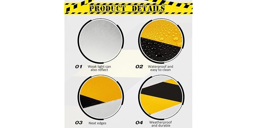 2PC 30x3" Reflective Sign Post Panels