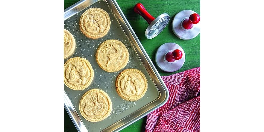 Nordic Ware Yuletide Cookie Stamps (Set of 3)