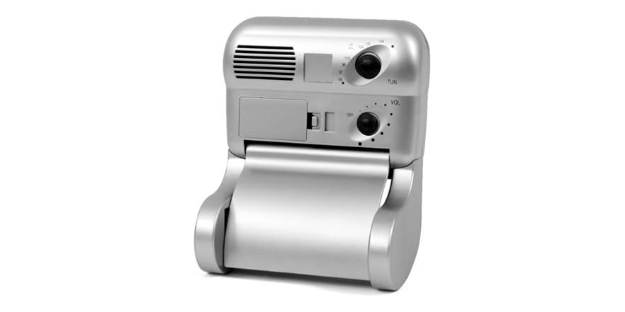 Toilet Paper Dispenser with Built-in FM Radio