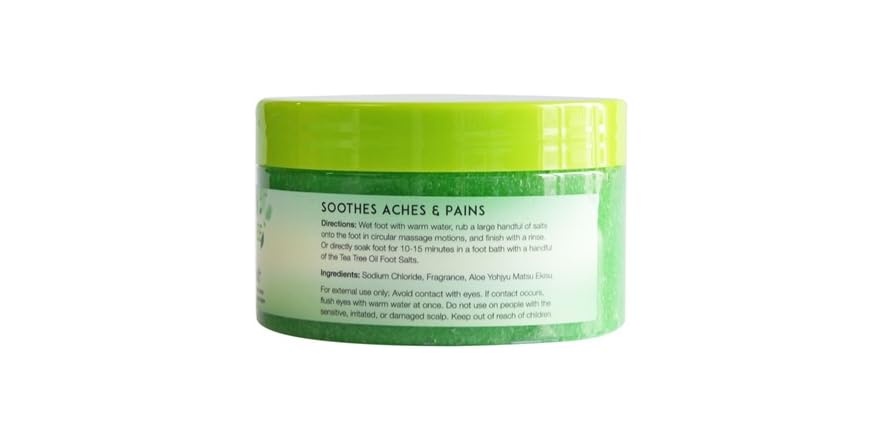 Pure Sonic Tea Tree Foot Salt 10oz