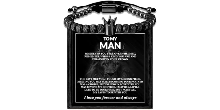 Bracelet to My Man Gift Bracelet