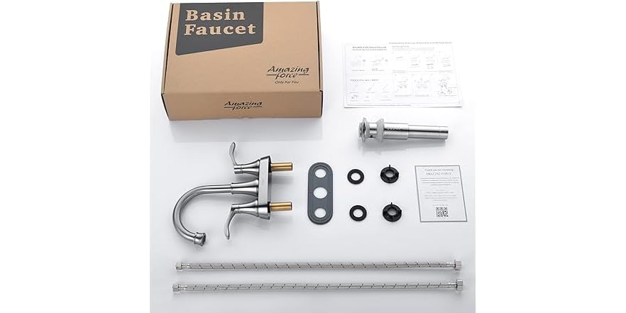 AMAZING FORCE Bathroom Faucet 2 Handles Pick Color