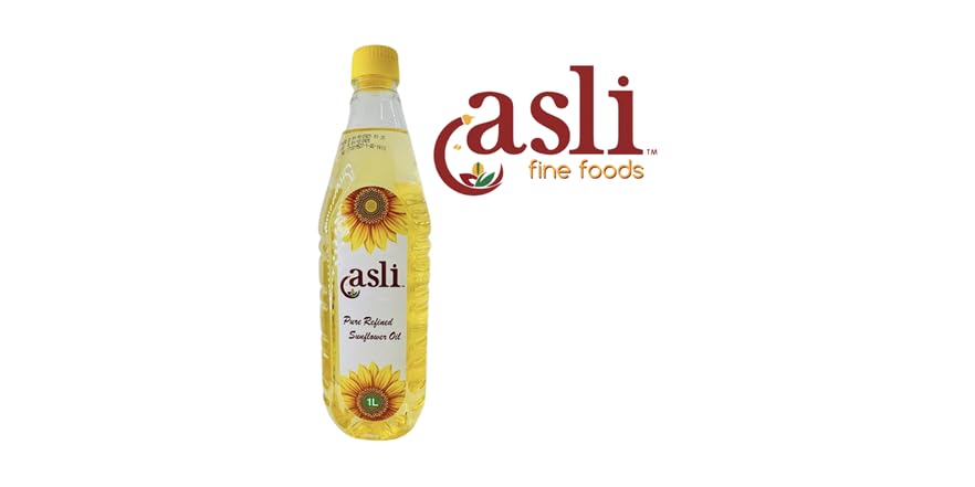 (2 Pack) Asli 100% Pure High Oleic Sunflower Seed Oil