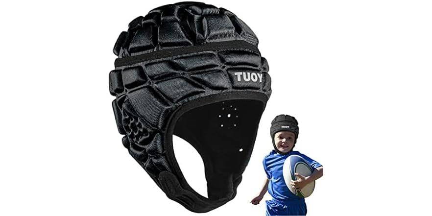 Soft Padded Protective Rugby Headgear