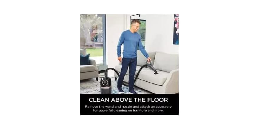 (NEW) Shark CV101 Anti Allergen Canister Vacuum