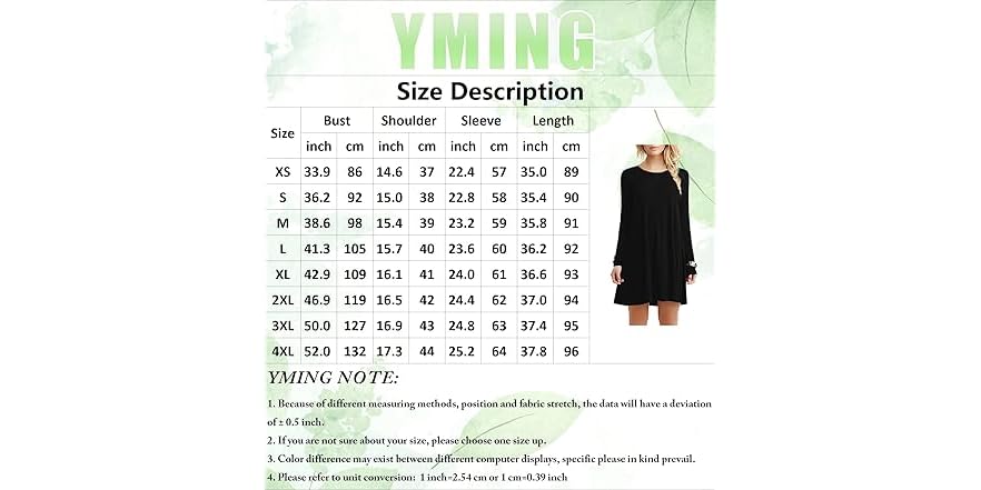 YMING Women Plain Mini Dress, Large