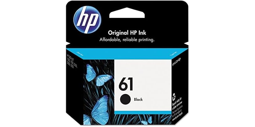 HP 61 Black Ink Cartridge
