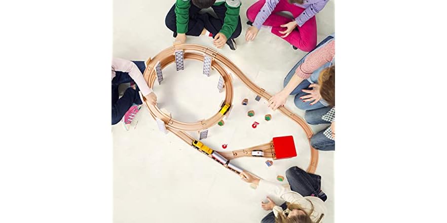 Wooden Train Set