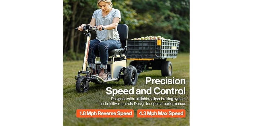 SuperHandy Electric Tugger Cart