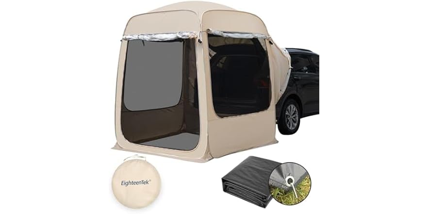 5 Person All Weather Camping Screen SUV Tent
