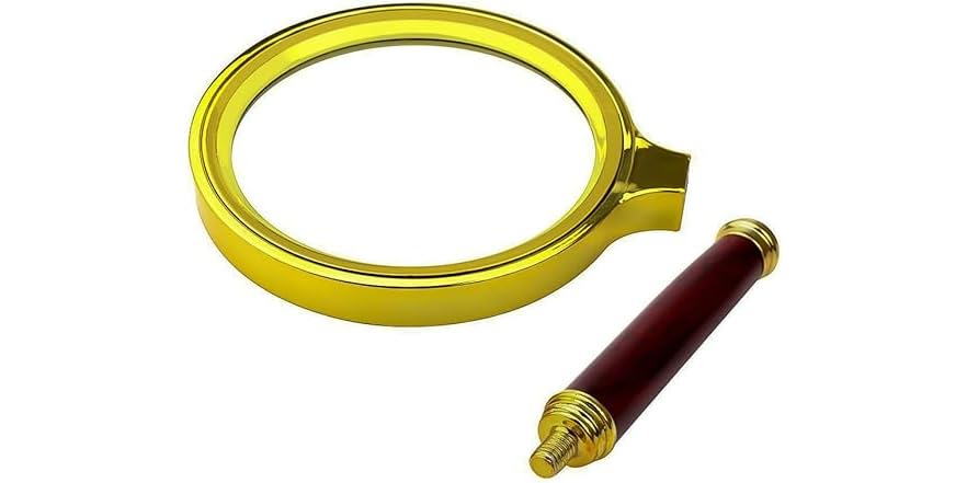 Magnifying Glass 6X Handheld Magnifier