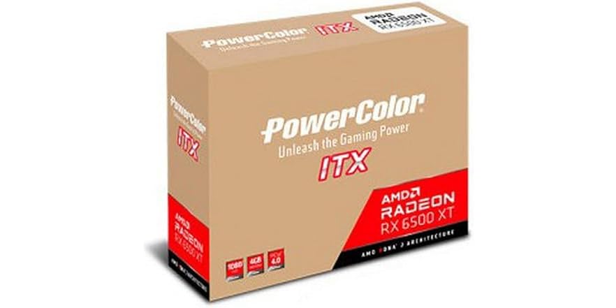 PowerColor AMD RX 6500 XT ITX Graphics Card