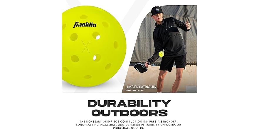 Franklin Sports X-40 Pickleballs - 400 Bulk Pack