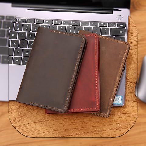 Leather Index Card Holder