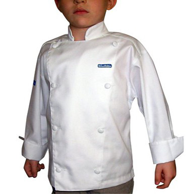 Amazon.com: Chefskin Kids Chef Jacket White Just Like the Real Chefs ...