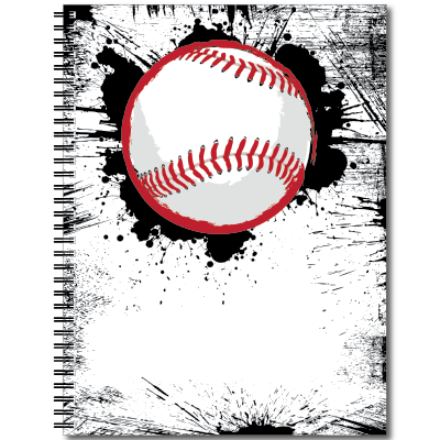 Amazon.com : Home Run Baseball Children's Personalized Notebook/Journal ...