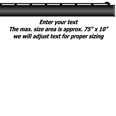 Amazon.com: Custom shotgun barrel decals your text comes as set of 3 ...