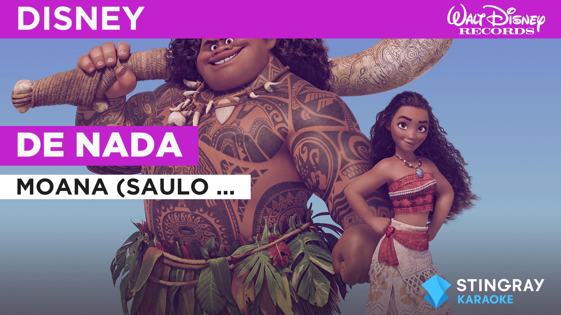 Prime Video: De nada in the Style of Moana (Saulo Vasconcellos)