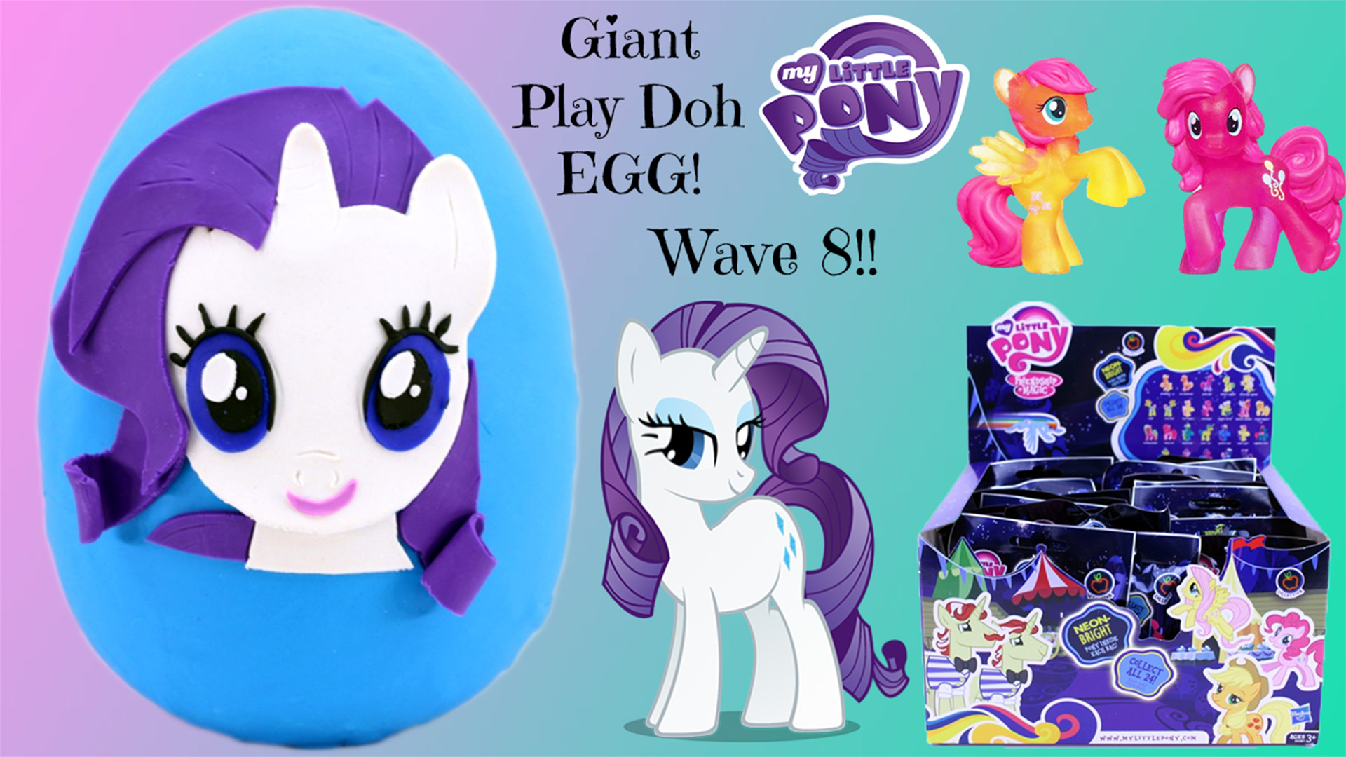 Amazon.co.jp: GIANT Rarity My Little Pony Play Doh Surprise Egg - My ...