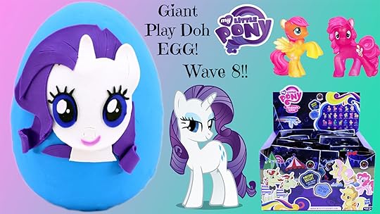 Amazon.co.jp: GIANT Rarity My Little Pony Play Doh Surprise Egg - My ...