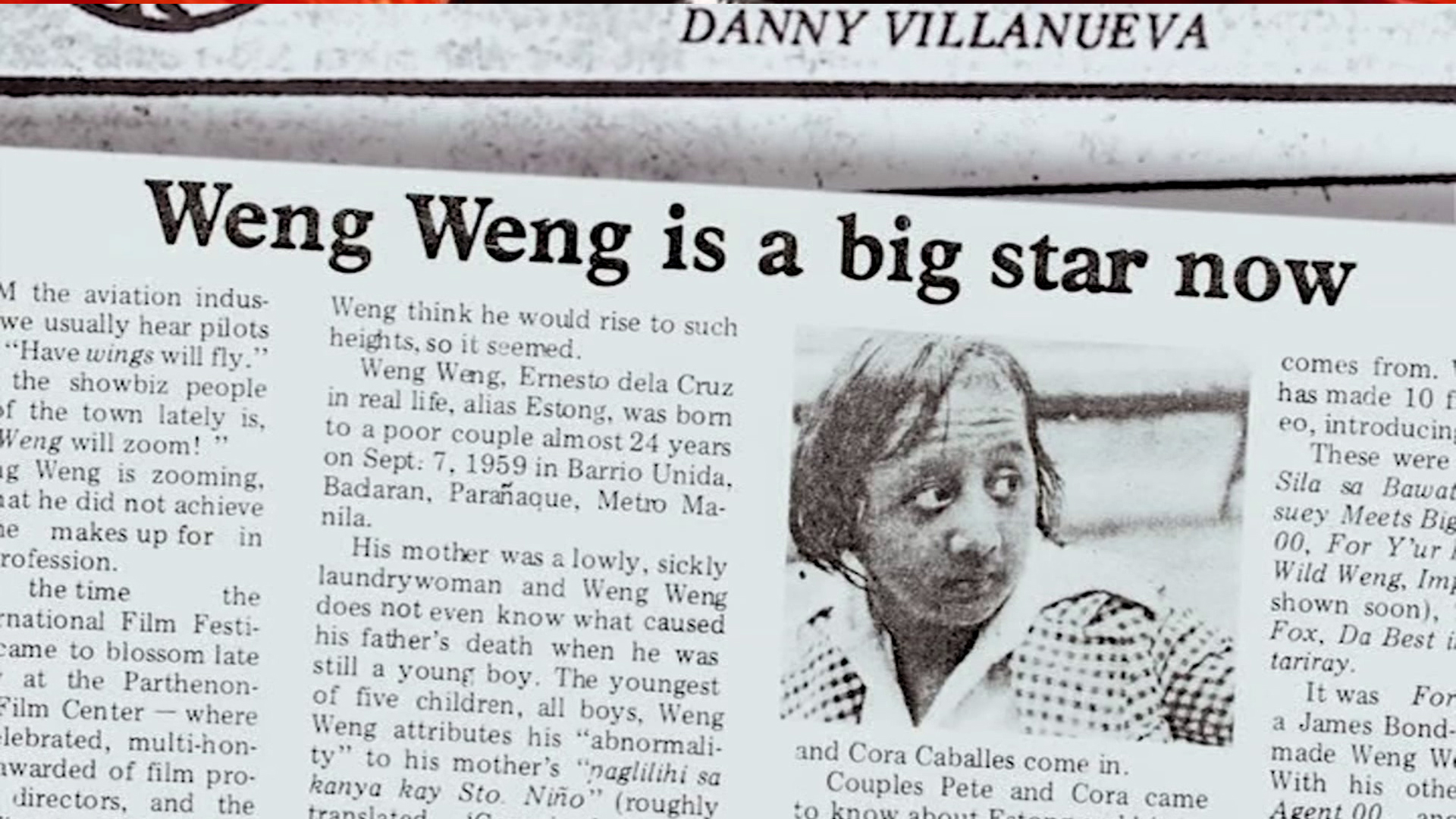 Prime Video: La recherche de Weng Weng