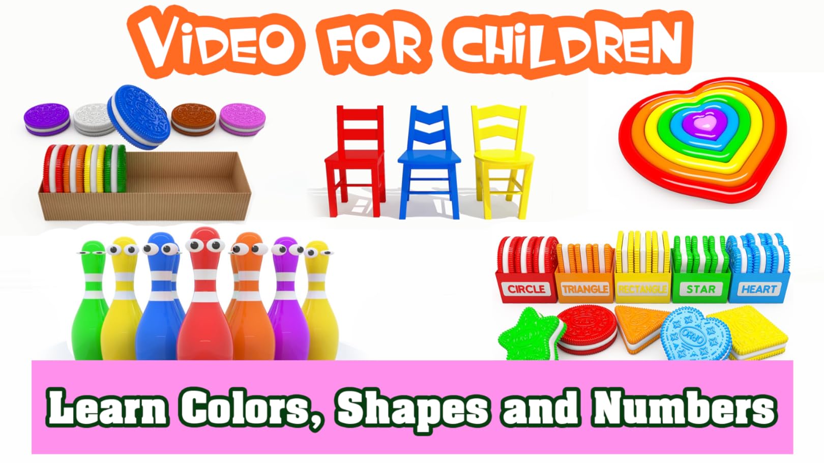 Watch Learn Colors, Shapes and Numbers - Video for Children | Prime Video