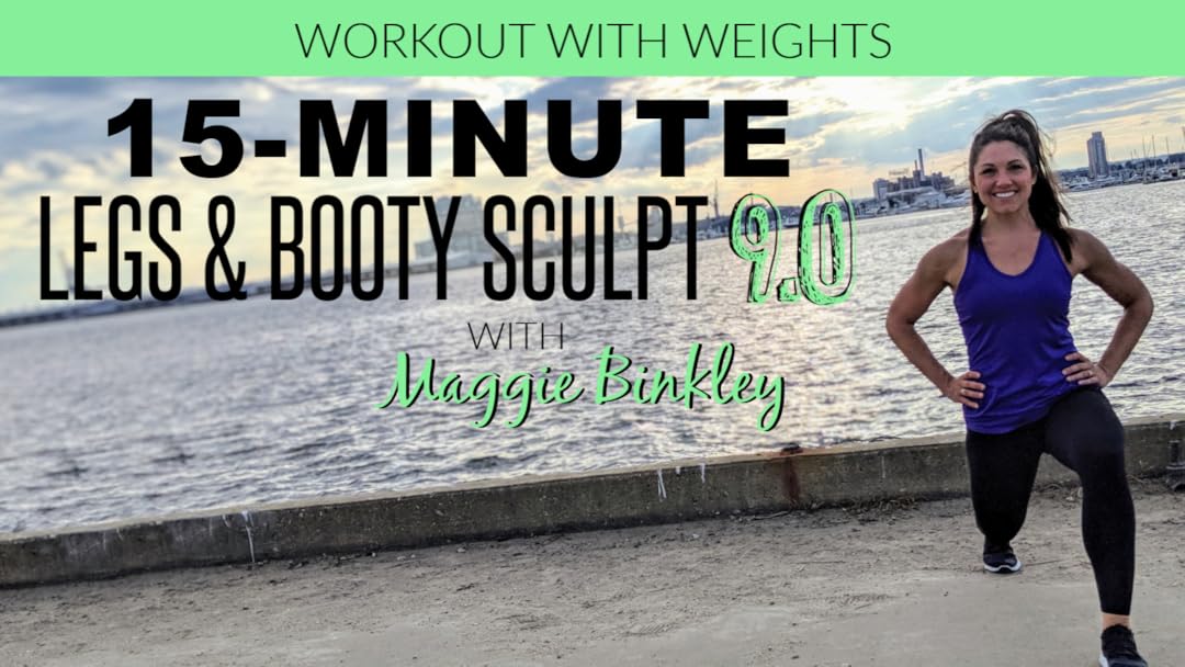 Amazon.com: 15-Minute Legs & Booty Sculpt 9.0 Workout (with weights ...