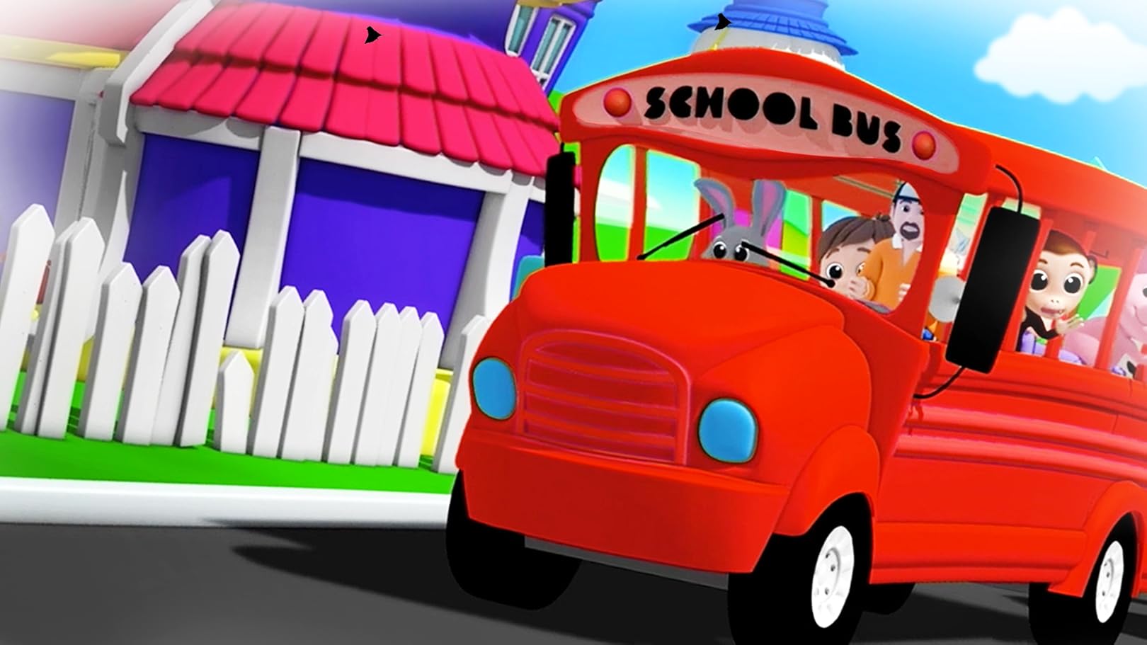 Watch Wheels on the Bus and More Kids Nursery Rhymes - Luke & Lily ...