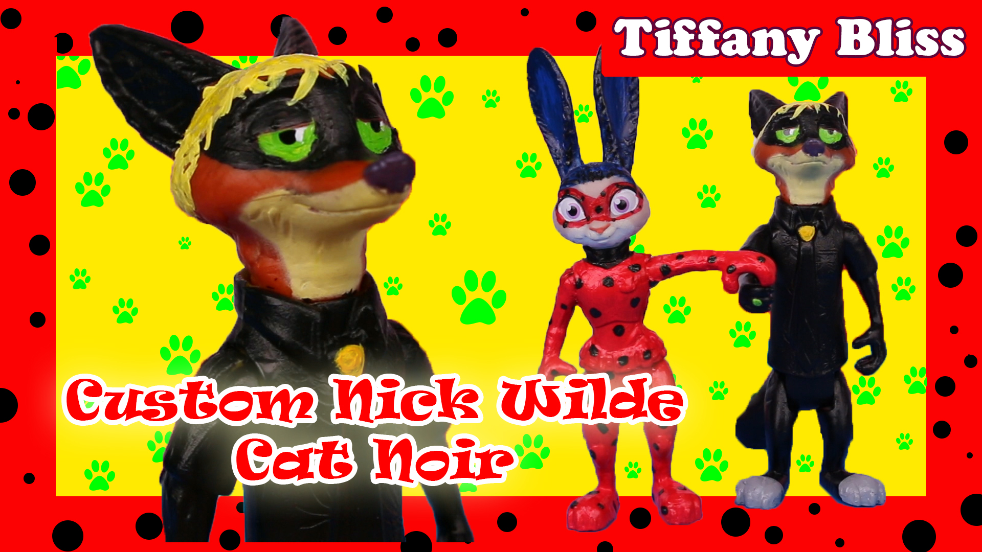 Amazon.co.jp: Nick Wilde Zootopia Cat Noir Miraculous Ladybug Character ...