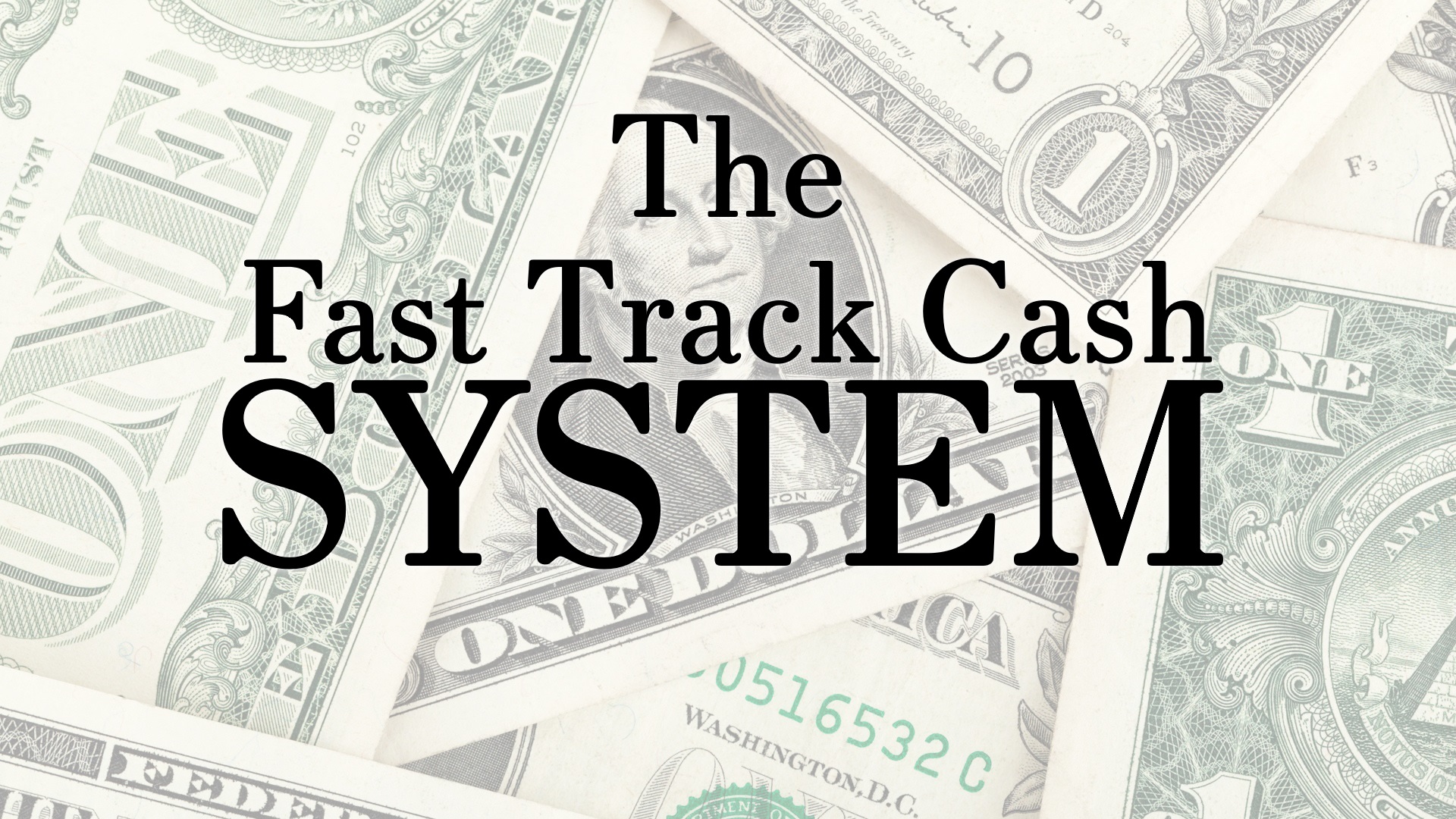 Amazon.co.jp: The Fast Track Cash Systemを観る | Prime Video