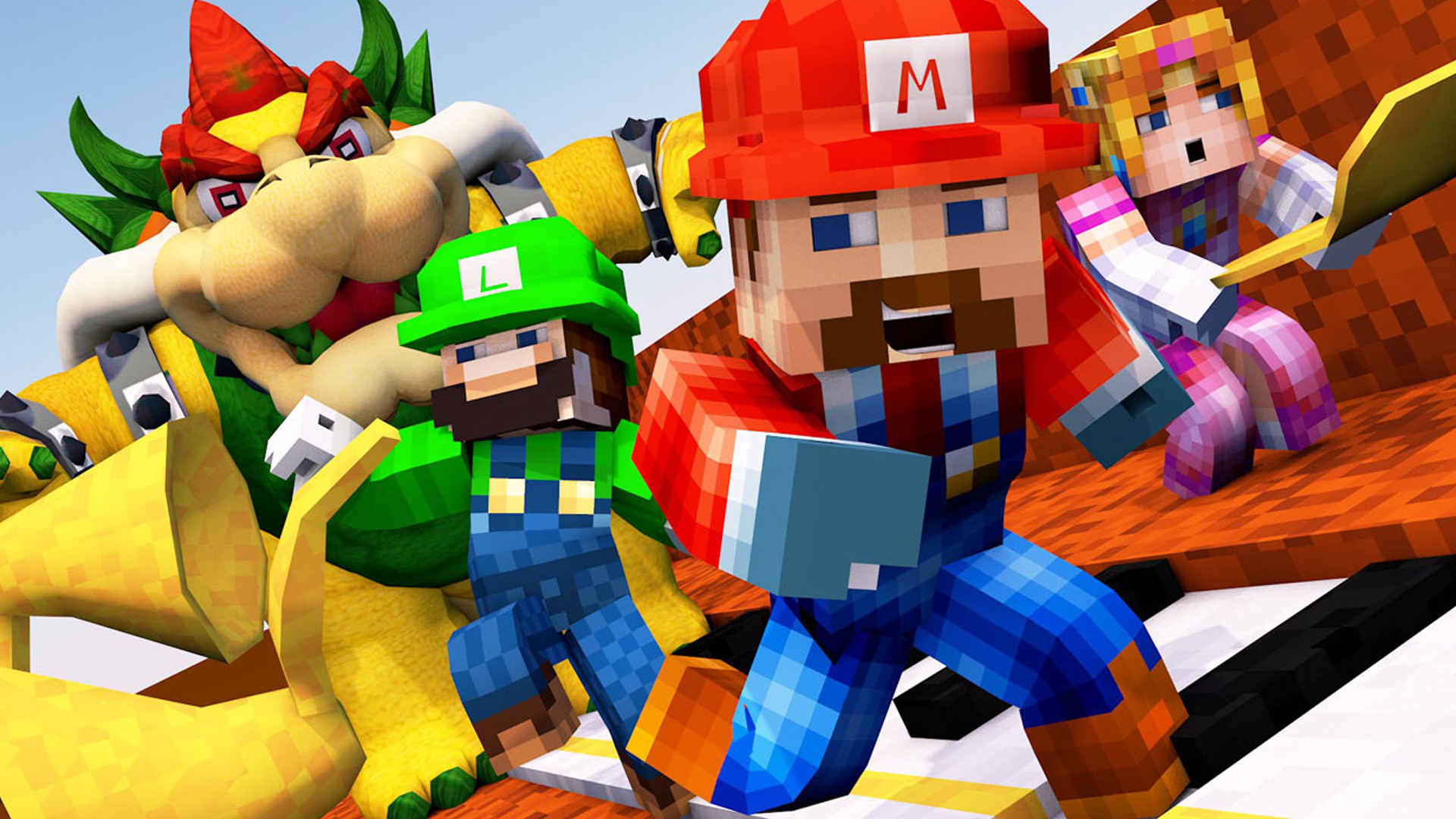 Watch Clip: Super Mario Adventures - Minecraft Videos | Prime Video