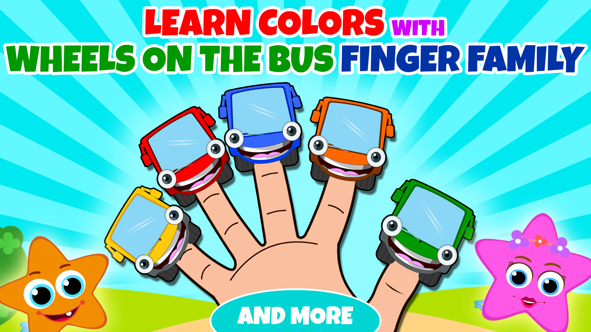 Prime Video: Learn Colors With Wheels On The Bus Finger Family And More
