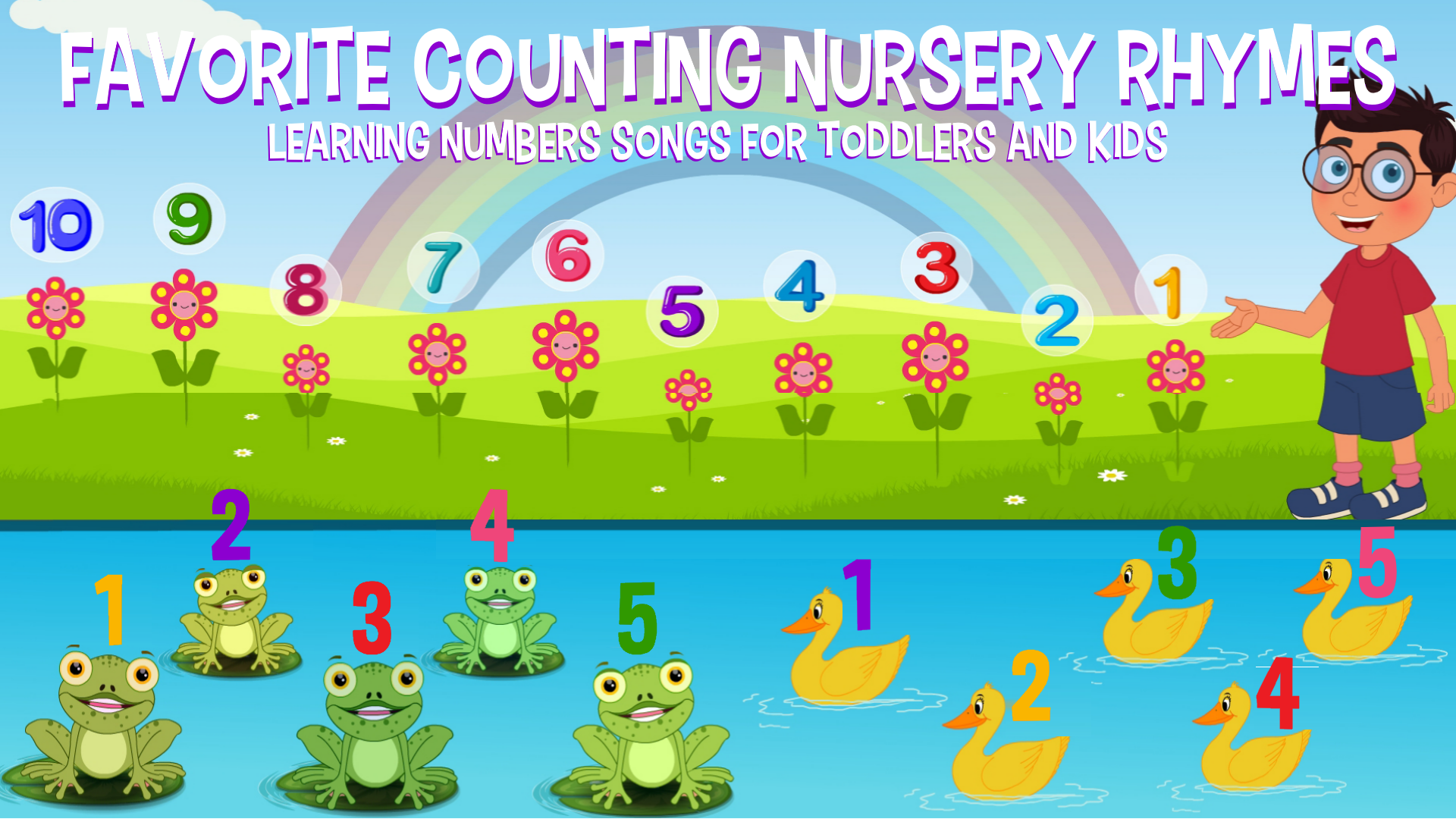 Watch Favorite Counting Nursery Rhymes - Learning Numbers Songs For ...